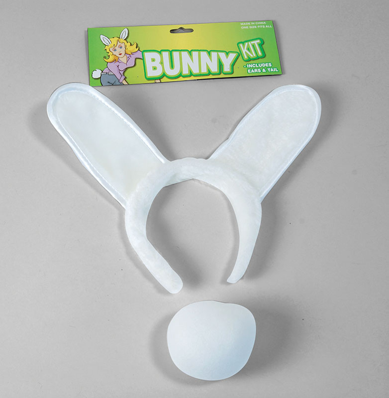 Bunny Set White Rabbit Set Rabbit Ears and Tail Easter