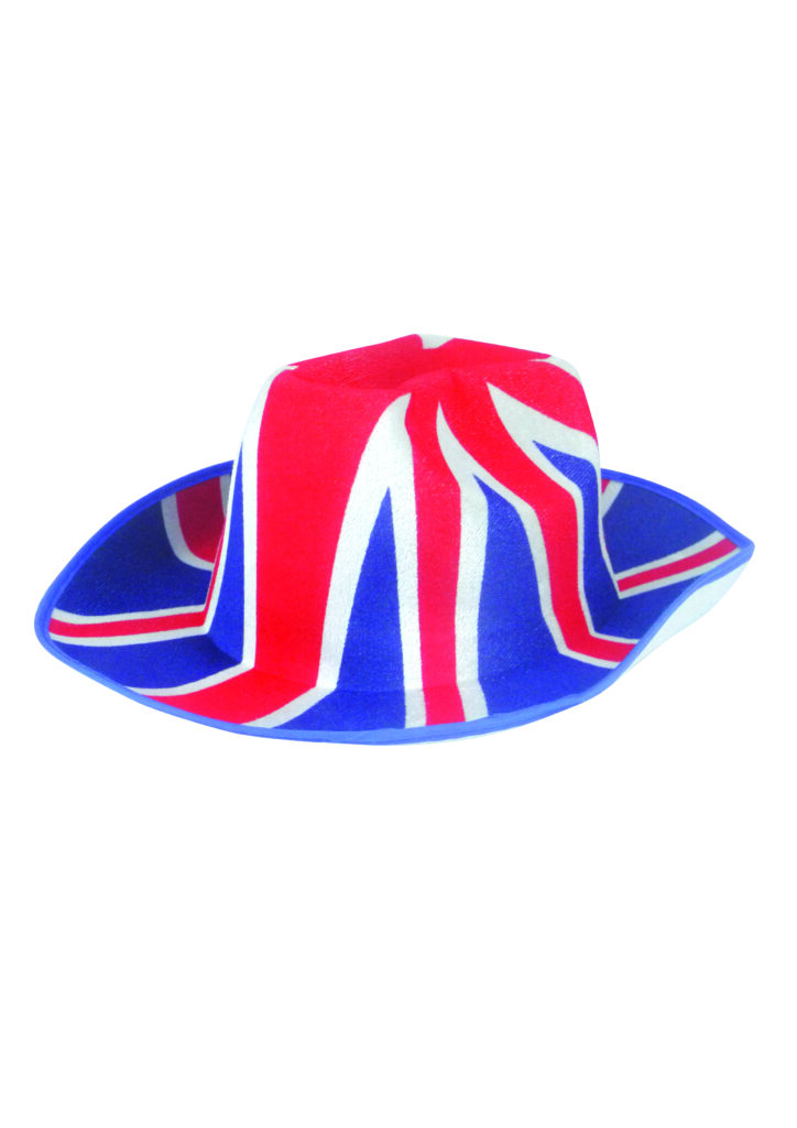 Union Jack Cowboy Hat Fabric- Union Jack Wear