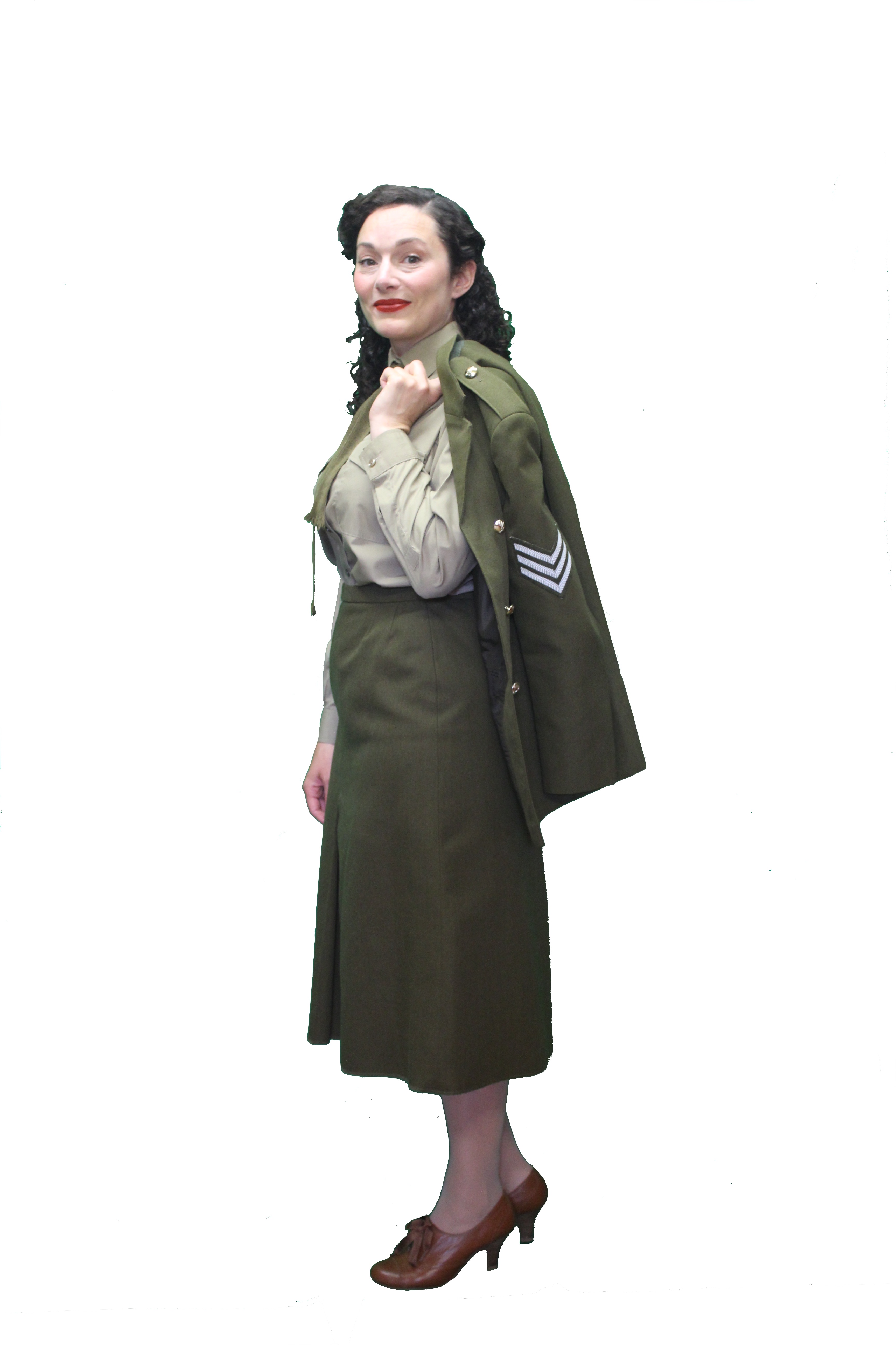ATS Uniform, WW2 Womens Uniform, Ladies Army Outfit