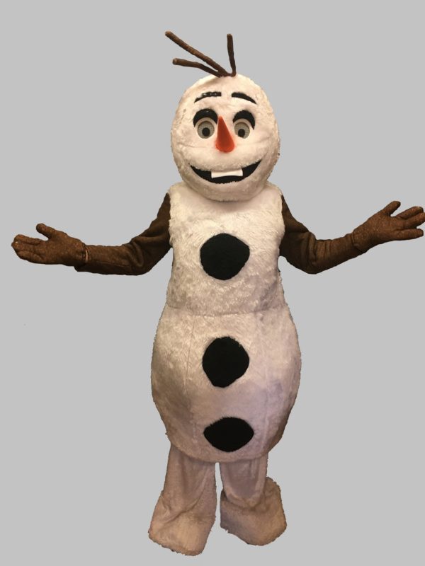 Adult Snowman Costume, Frozen Fancy Dress Mascot