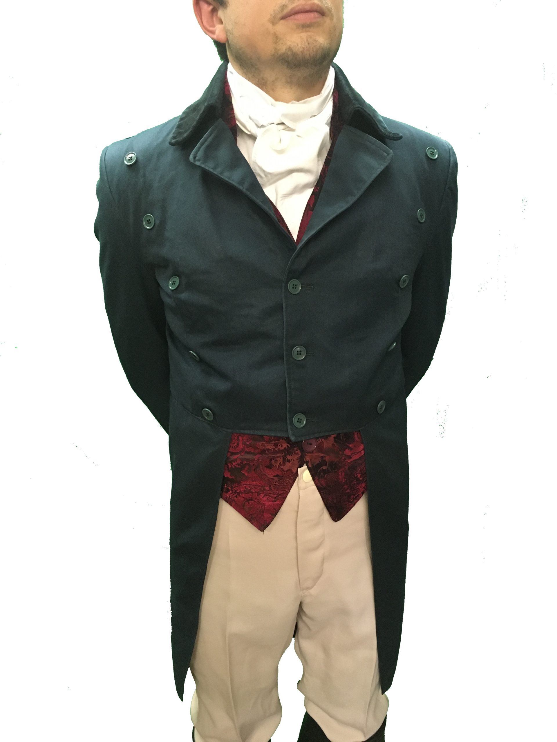 Bridgerton Mens Costume Green Mens Regency Fancy Dress