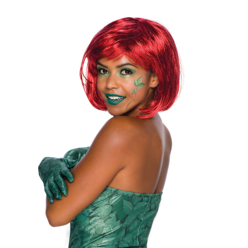 Red Bob Wig, Character Wig, Short Red Wig