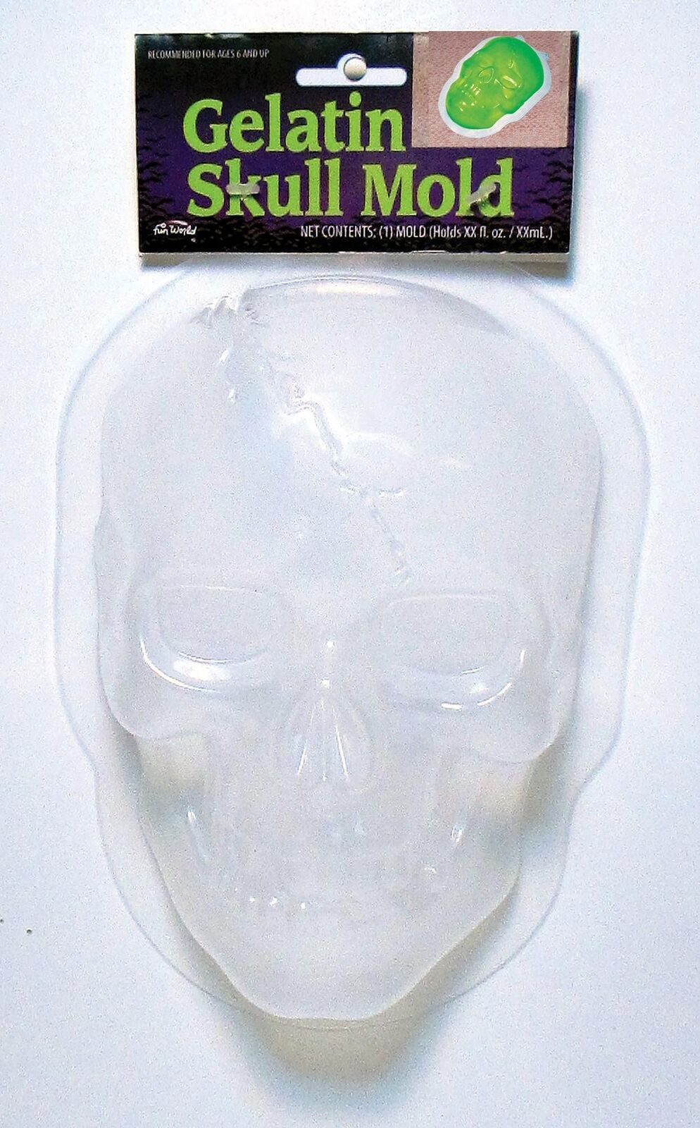Jelly Skull Mould Life Size Halloween Gelatin Mold