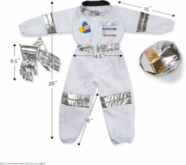 Kids Astronaut Costume Melissa & Doug Role Play Space Fancy Dress