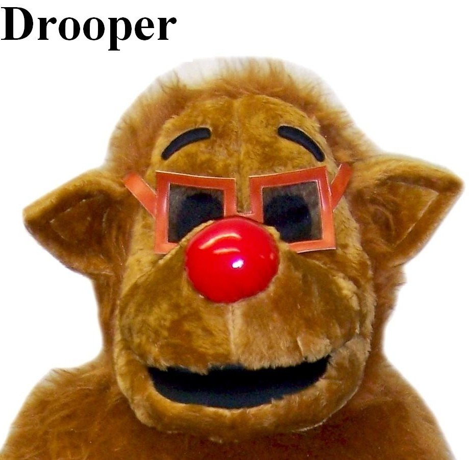 Banana Splits Drooper Costume Rock Band TV Show Animal Outfit